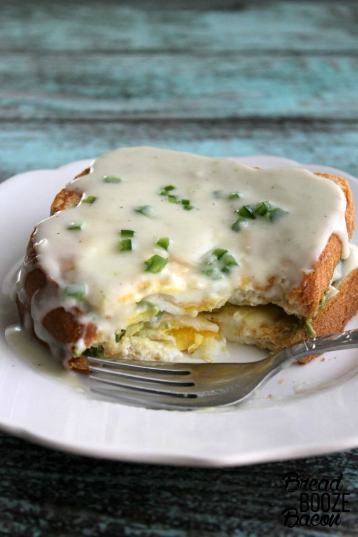 Avocado Egg Toast Stack