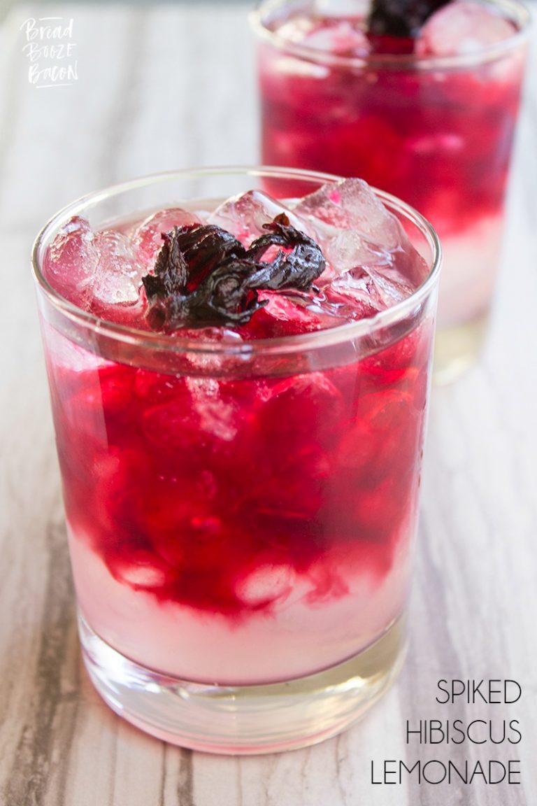 Spiked Hibiscus Lemonade