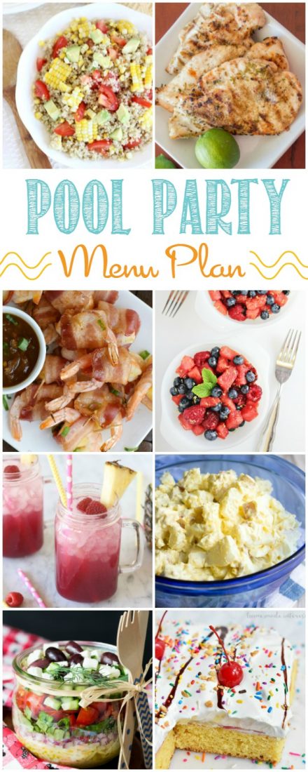 Pool Party Menu Plan