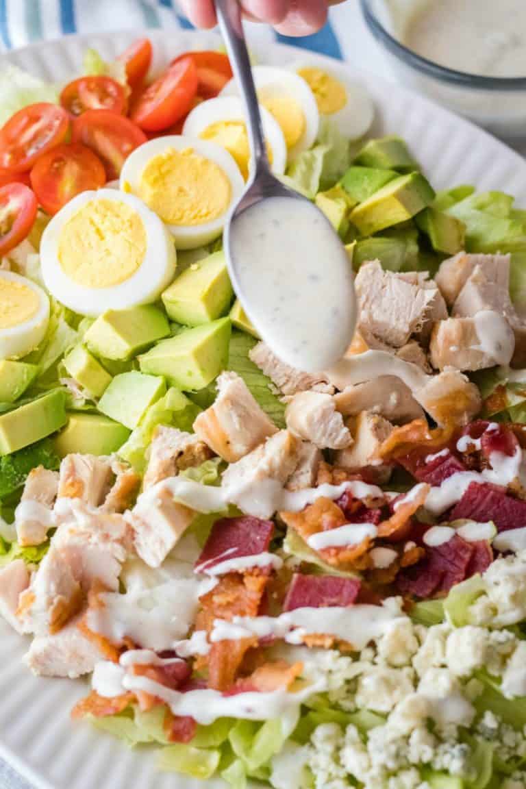 Chicken Cobb Salad Recipe Recipe • Bread Booze Bacon