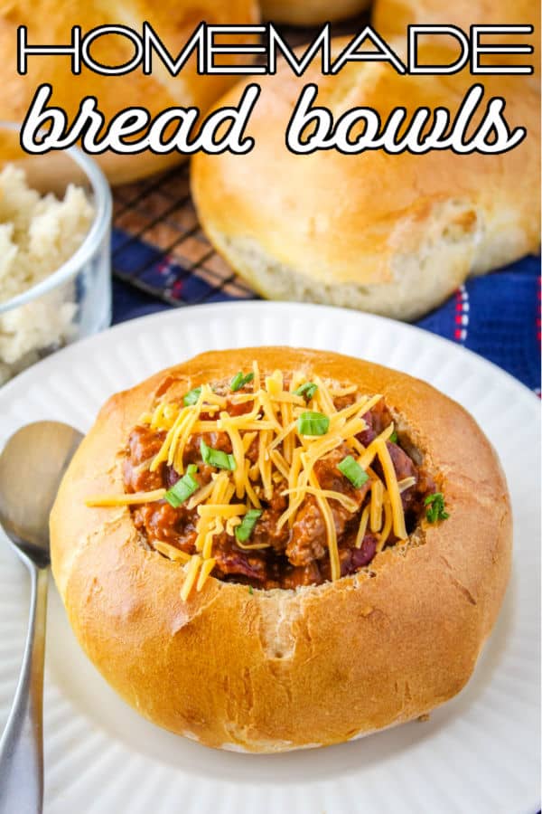Homemade Bread Bowl Recipe • Bread Booze Bacon
