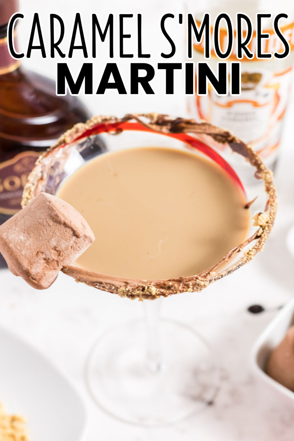 Caramel S'mores Martini