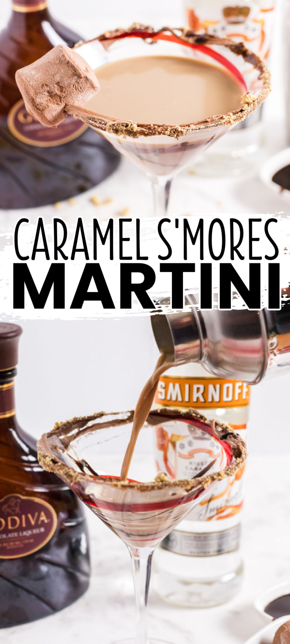 Caramel S'mores Martini • Bread Booze Bacon