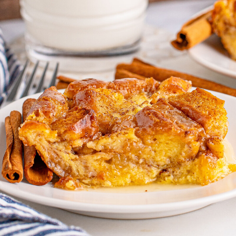 Honey Bun Bread Pudding