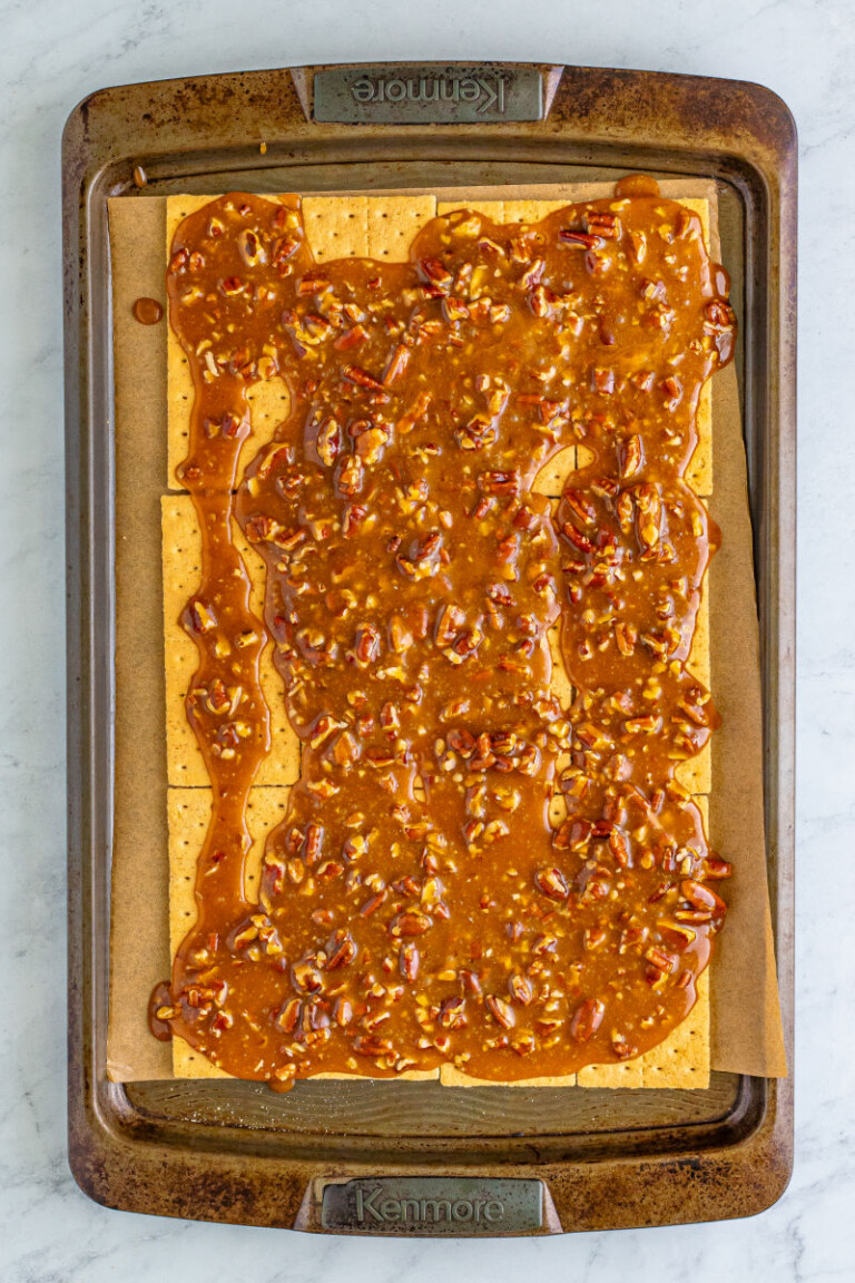 Toffee Graham Cracker Pralines